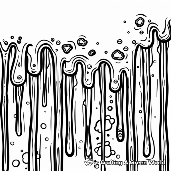 Drip Coloring Coloring Pages
