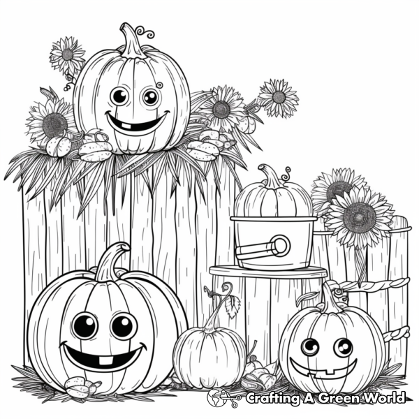 Hello Fall Coloring Pages - Free & Printable!