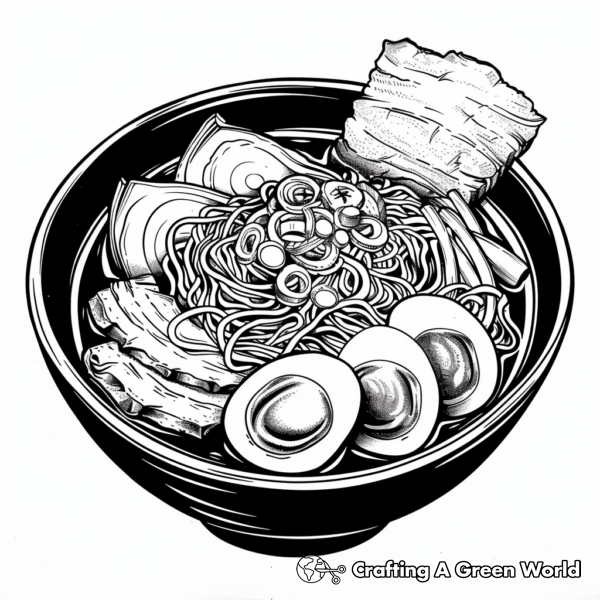 Ramen Coloring Pages - Free & Printable!