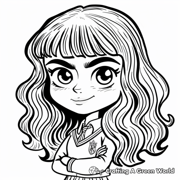Hermione Coloring Pages - Free & Printable!