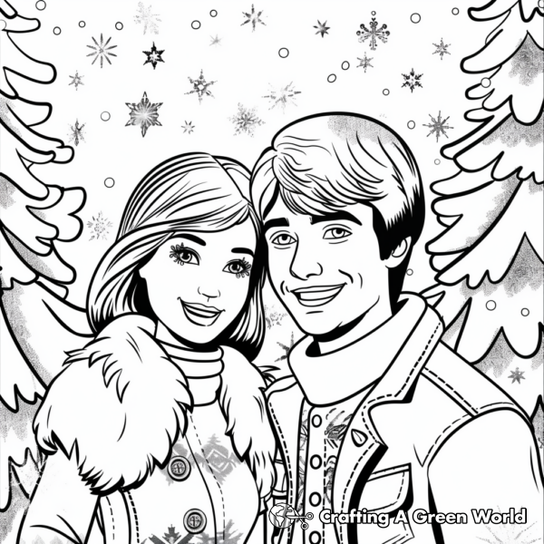 Barbie And Ken Coloring Pages - Free & Printable!