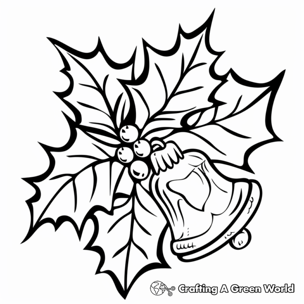 Holly Coloring Pages - Free & Printable!