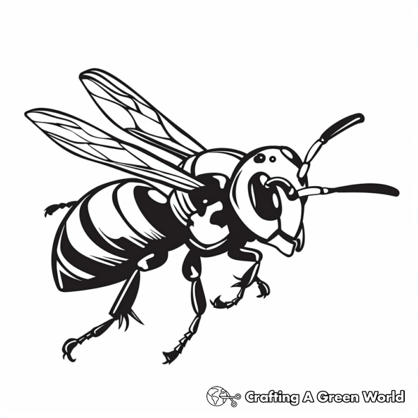 Hornet Coloring Pages - Free & Printable!