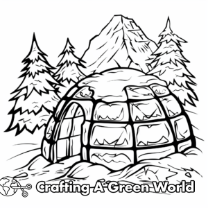 Igloo Coloring Pages - Free & Printable!