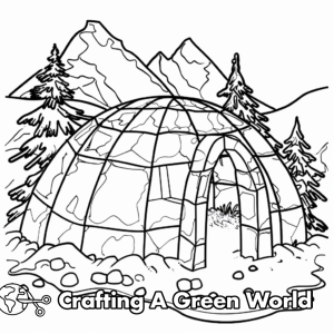 Igloo Coloring Pages - Free & Printable!