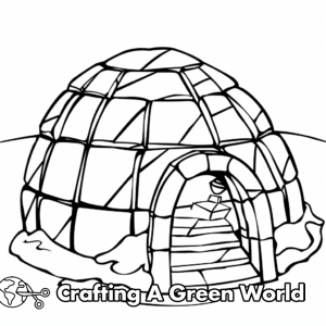 Igloo Coloring Pages - Free & Printable!