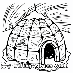 Igloo Coloring Pages - Free & Printable!