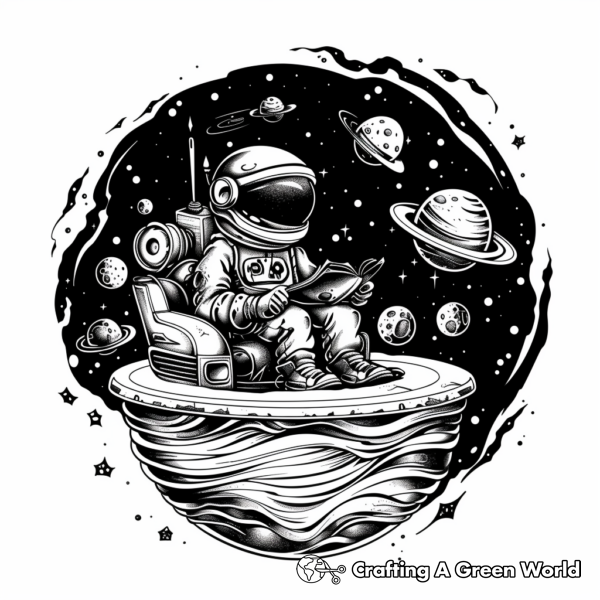 Little Space Coloring Pages - Free & Printable!