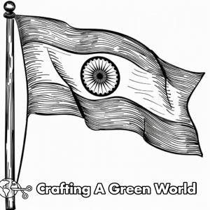 Indian Flag Coloring Pages - Free & Printable!