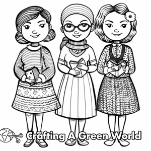 International Women's Day Coloring Pages - Free & Printable!