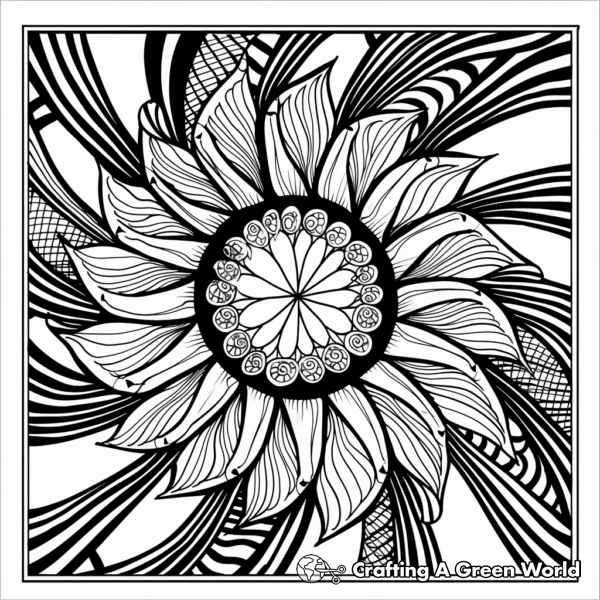 Hard Zentangle Coloring Pages - Free & Printable!