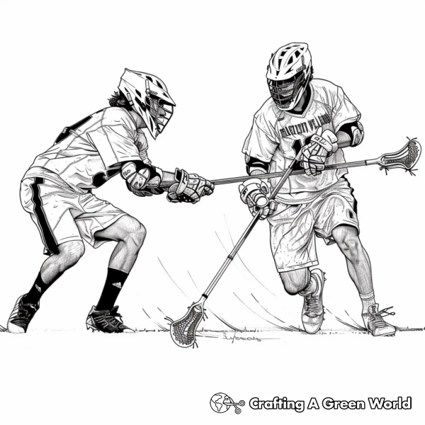 Lacrosse Coloring Pages - Free & Printable!