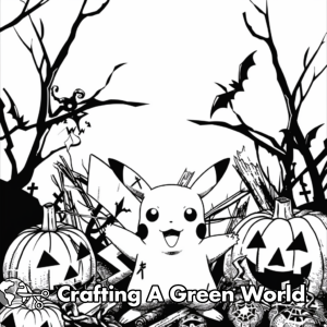 Pikachu Halloween Coloring Pages - Free & Printable!