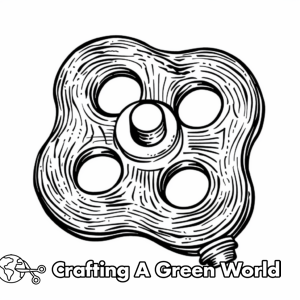 Fidget Toys Coloring Pages - Free & Printable!