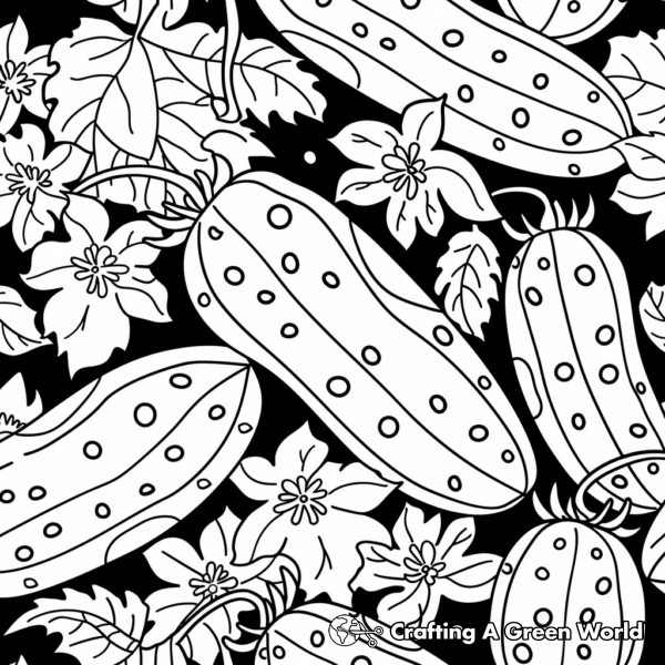 Cucumber Coloring Pages - Free & Printable!