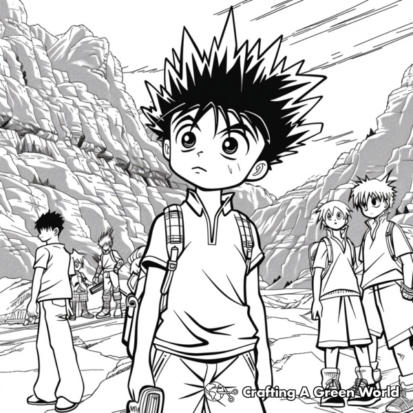 Hunter X Hunter Coloring Pages - Free & Printable!