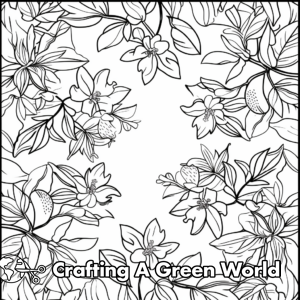 Tropical Flowers Coloring Pages - Free & Printable!