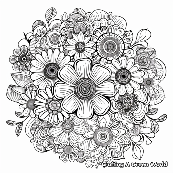 Doodle For Adults Coloring Pages - Free & Printable!