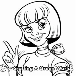 Velma Scooby Doo Coloring Pages - Free & Printable!