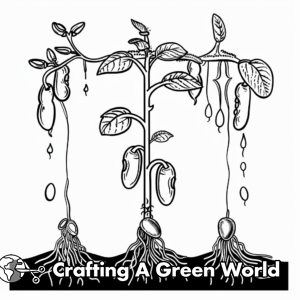 Plant Life Cycle Coloring Pages - Free & Printable!
