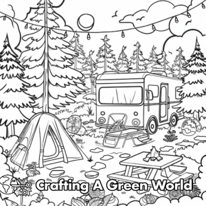 Vacation Coloring Pages - Free & Printable!
