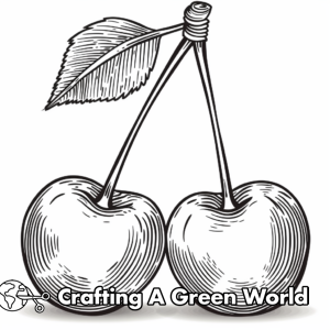 Cherry Coloring Pages - Free & Printable!