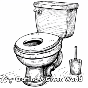 Toilet Coloring Pages - Free & Printable!
