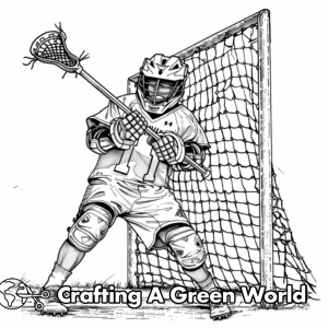 Lacrosse Coloring Pages - Free & Printable!