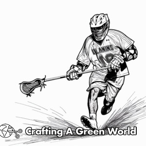 Lacrosse Coloring Pages - Free & Printable!