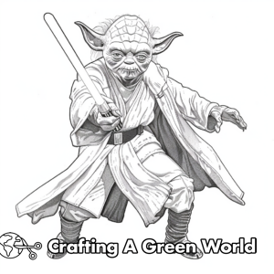 Jedi Coloring Pages - Free & Printable!
