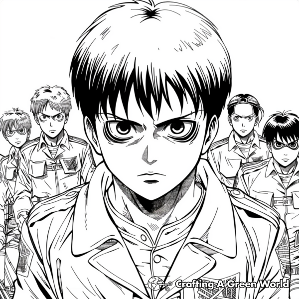 Attack On Titan Coloring Pages - Free & Printable!