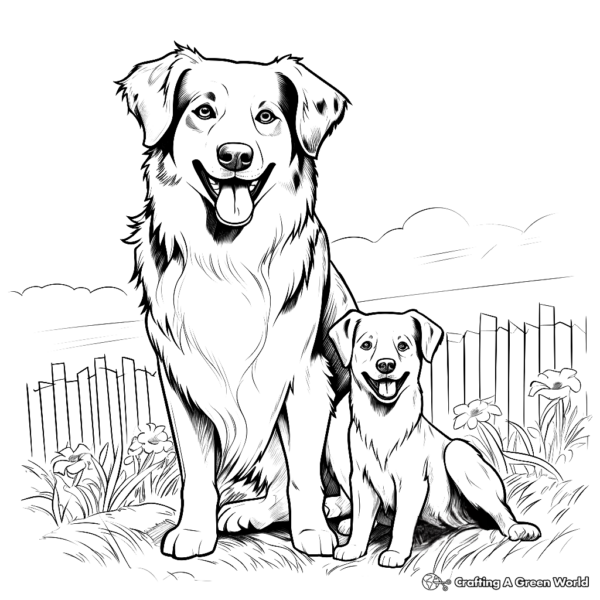 Australian Shepherd Coloring Pages - Free & Printable!