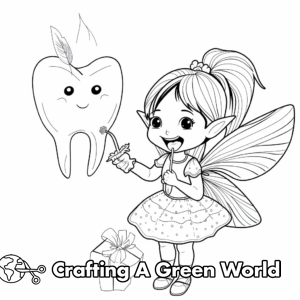 Tooth Fairy Coloring Pages - Free & Printable!