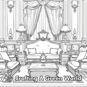 Living Room Coloring Pages - Free & Printable!