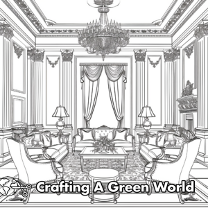 Living Room Coloring Pages - Free & Printable!