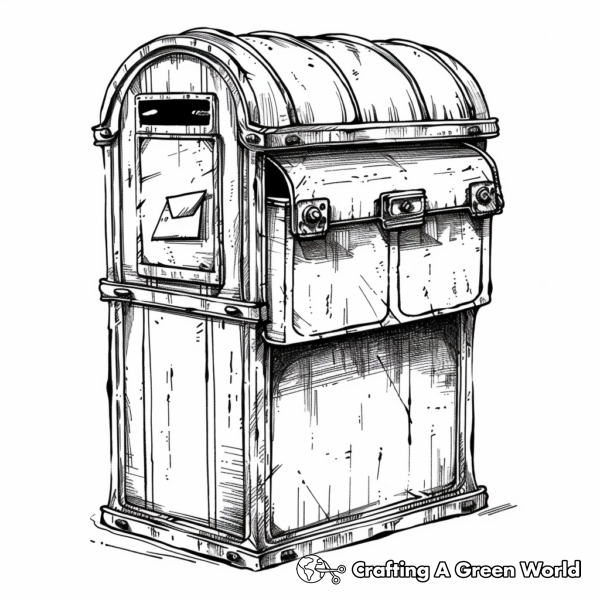 Mailbox Coloring Pages - Free & Printable!