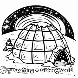 Igloo Coloring Pages - Free & Printable!