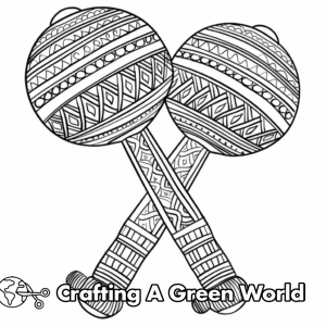 Maracas Coloring Pages - Free & Printable!
