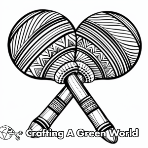 Maracas Coloring Pages - Free & Printable!