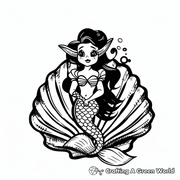 Mermaid Fairy Coloring Pages - Free & Printable!