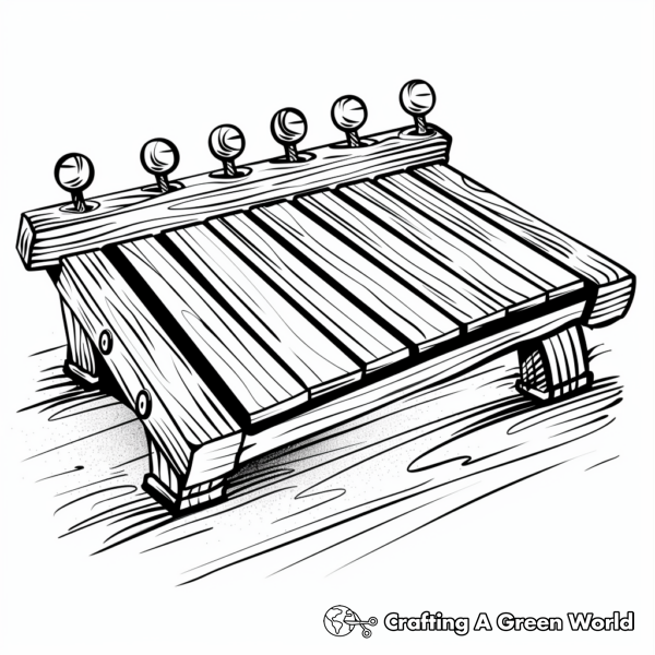 Xylophone Coloring Pages - Free & Printable!