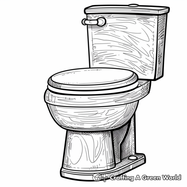 Toilet Coloring Pages - Free & Printable!