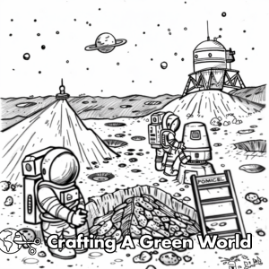Little Space Coloring Pages - Free & Printable!