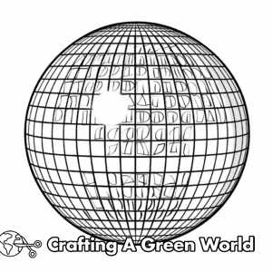 Disco Ball Coloring Pages - Free & Printable!