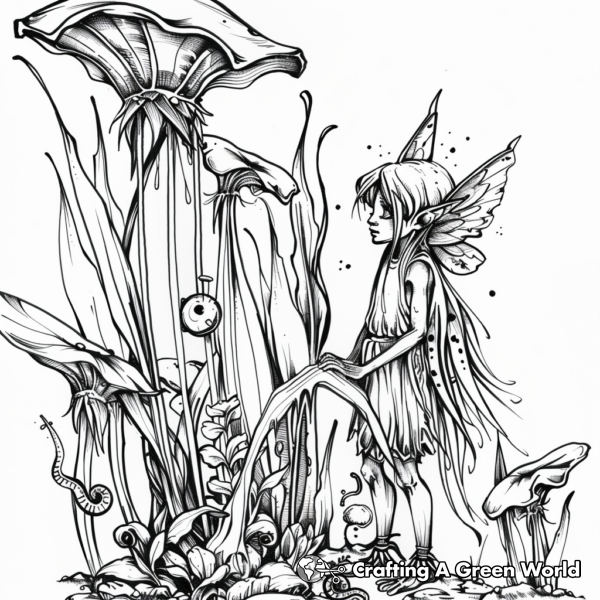 Fairy Garden Coloring Pages - Free & Printable!