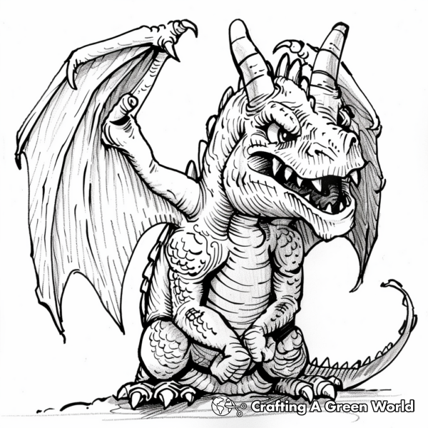 Scary Monster Coloring Pages - Free & Printable!