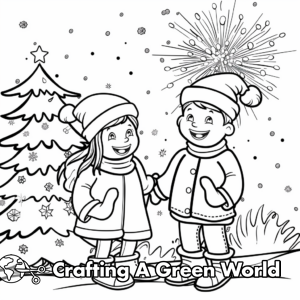 Holiday Cards Coloring Pages - Free & Printable!
