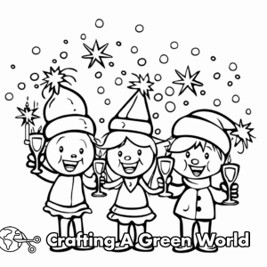 Holiday Cards Coloring Pages - Free & Printable!