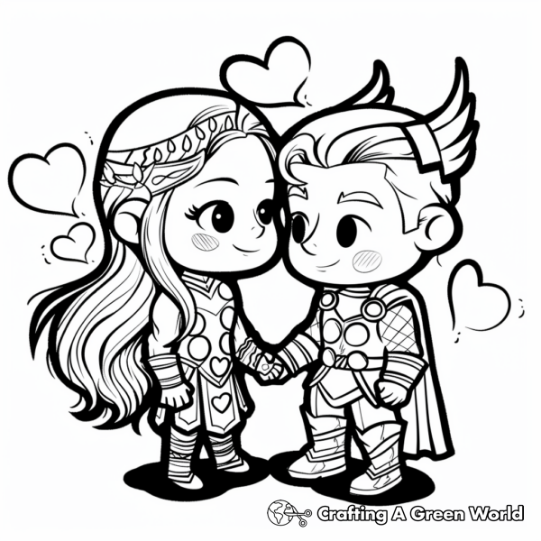 Thor Love And Thunder Coloring Pages - Free & Printable!