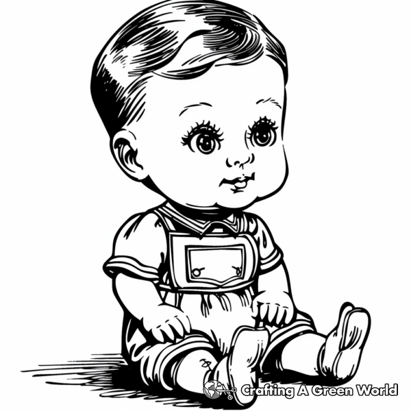 Baby Doll Coloring Pages - Free & Printable!